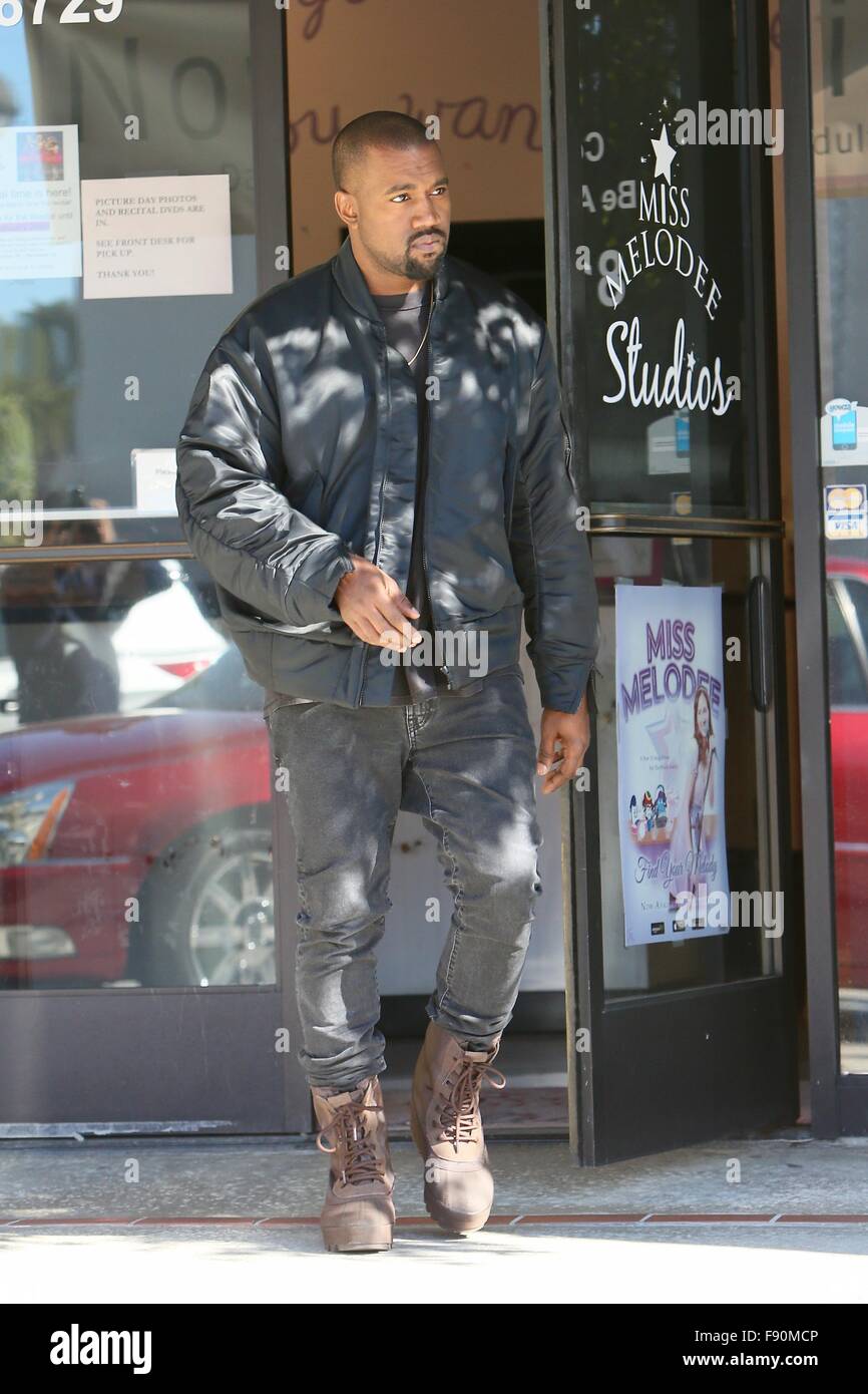Kanye West seen taking daughter North West to ballet Featuring: Kanye ...