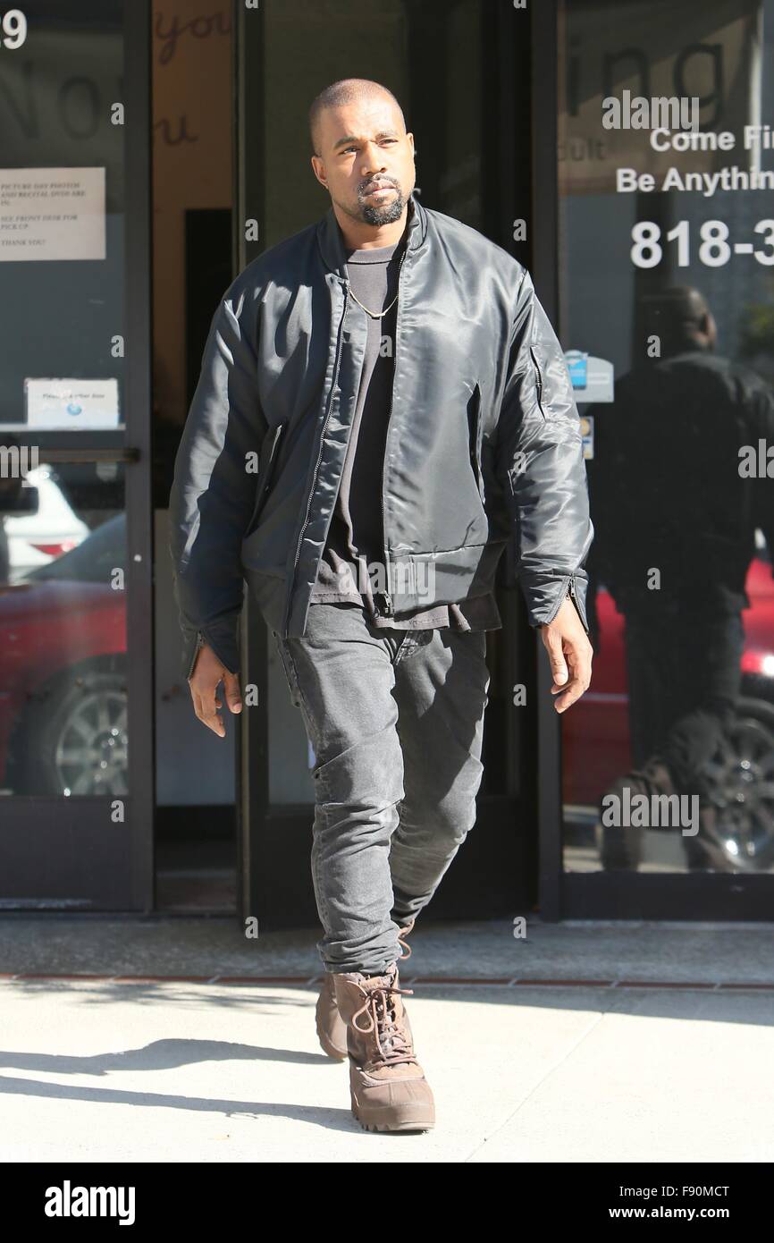Kanye West seen taking daughter North West to ballet Featuring: Kanye ...