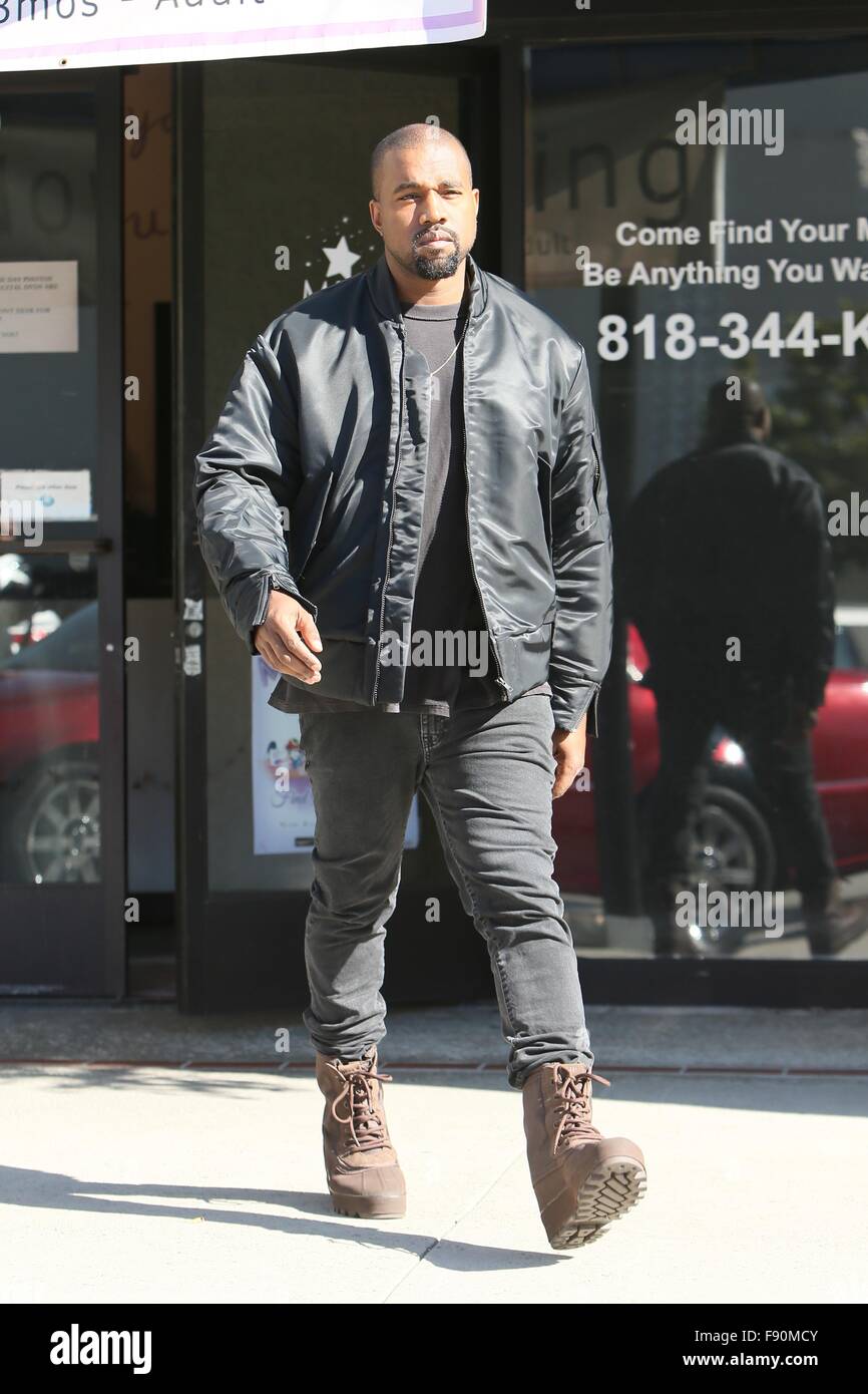 Kanye West seen taking daughter North West to ballet Featuring: Kanye ...