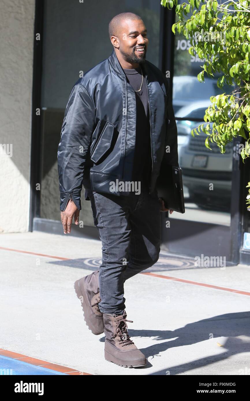 Kanye West seen taking daughter North West to ballet Featuring: Kanye ...