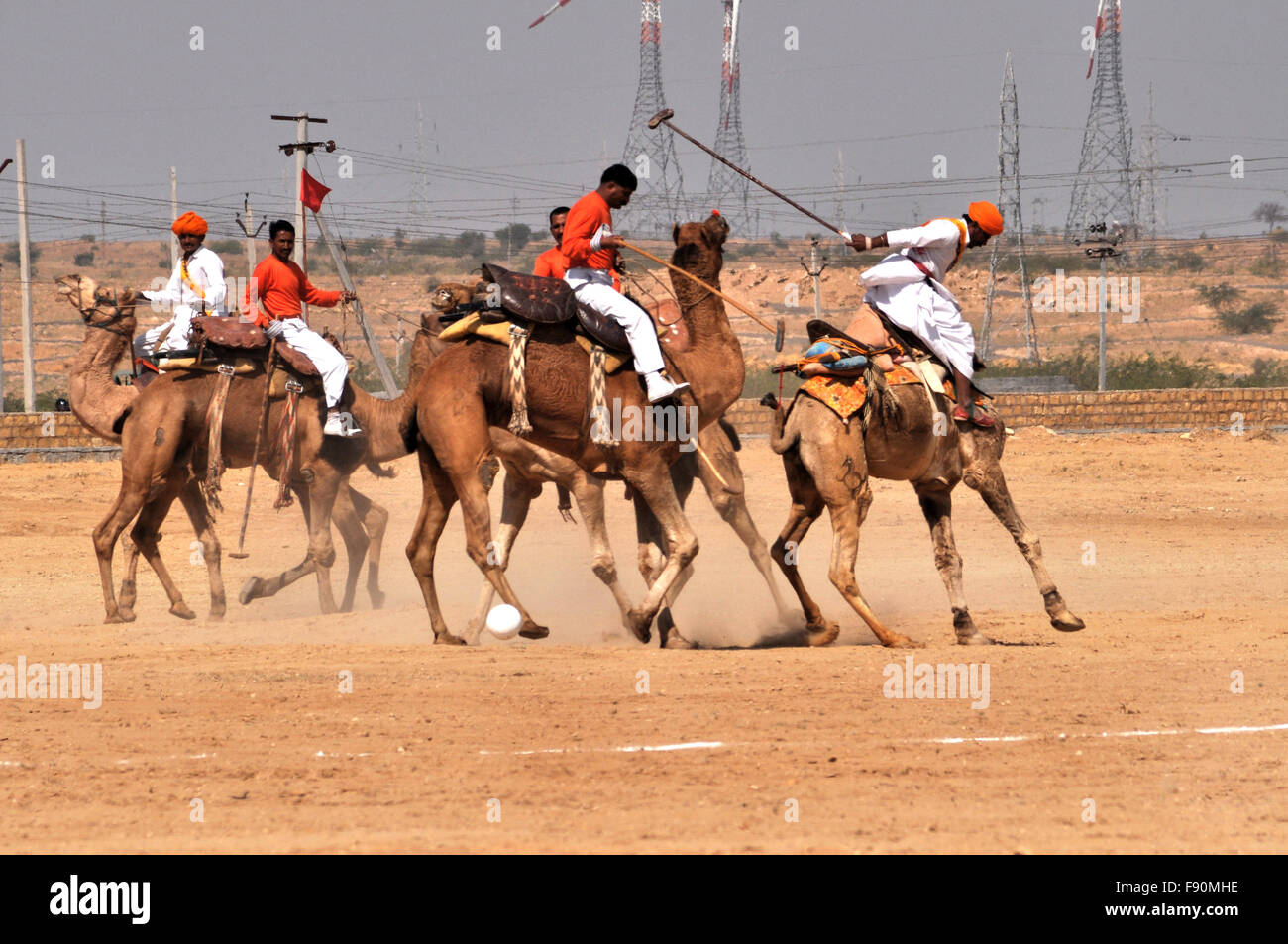 The Camel Polo Match between two local teams is the main attraction of ...