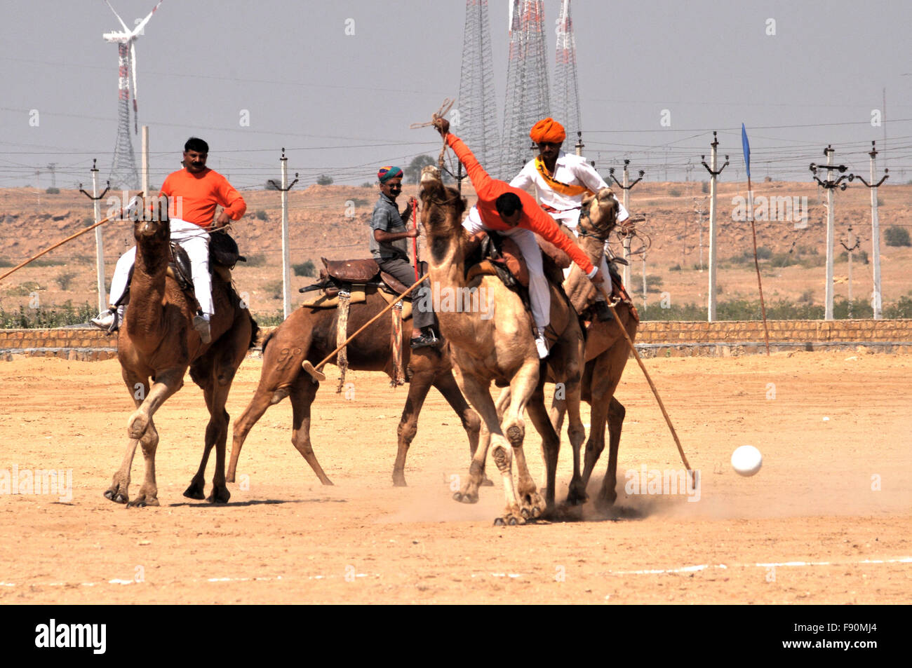 The Camel Polo Match between two local teams is the main attraction of ...