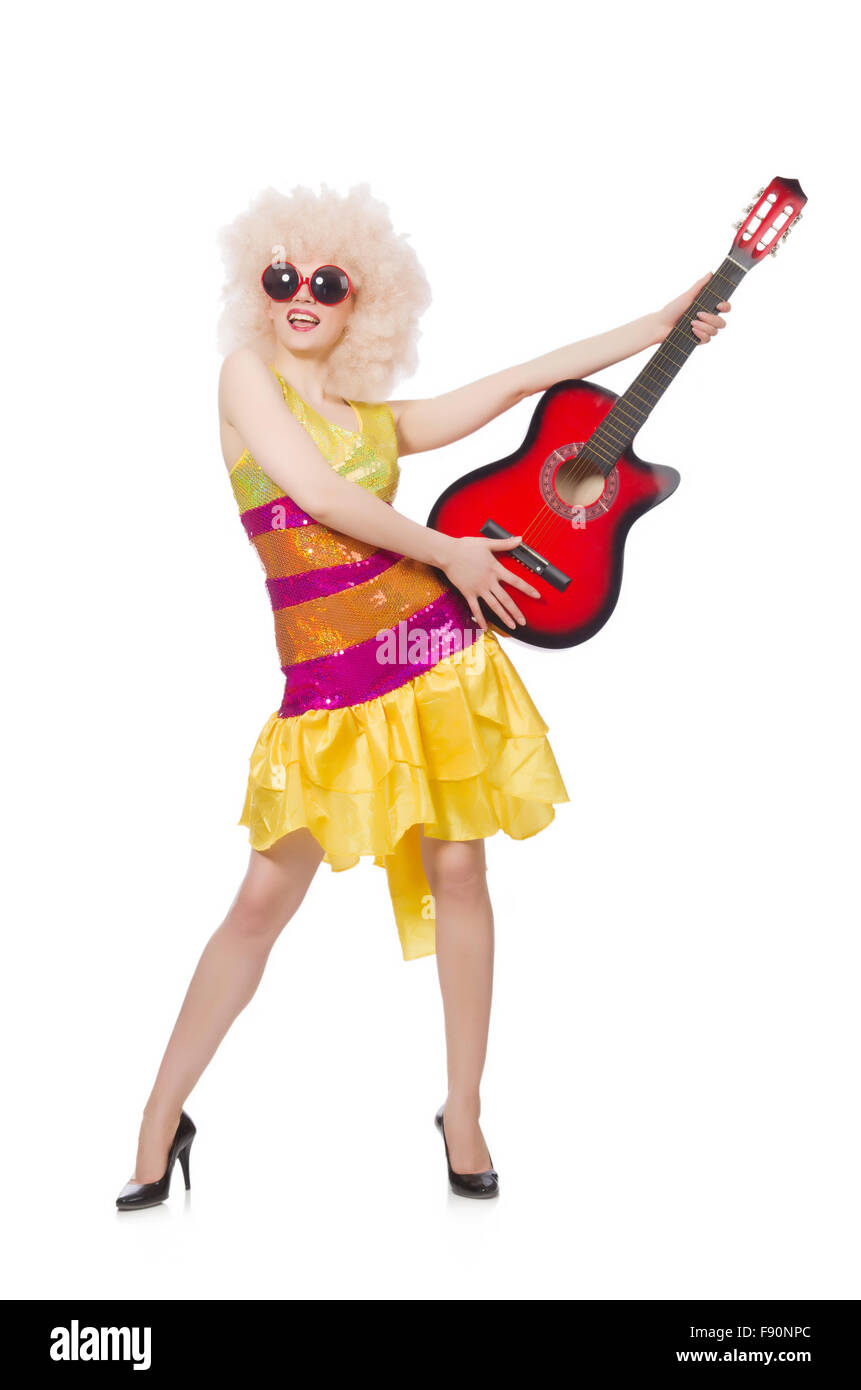 Female artist afro Cut Out Stock Images & Pictures - Alamy