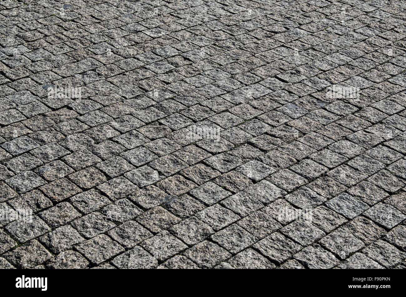 Damp cobble stone Stock Photo - Alamy