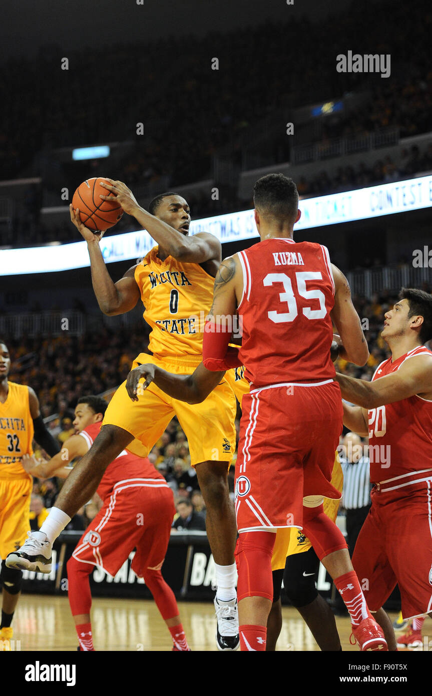 December 12, 2015: Wichita State Shockers forward Rashard Kelly (0 ...