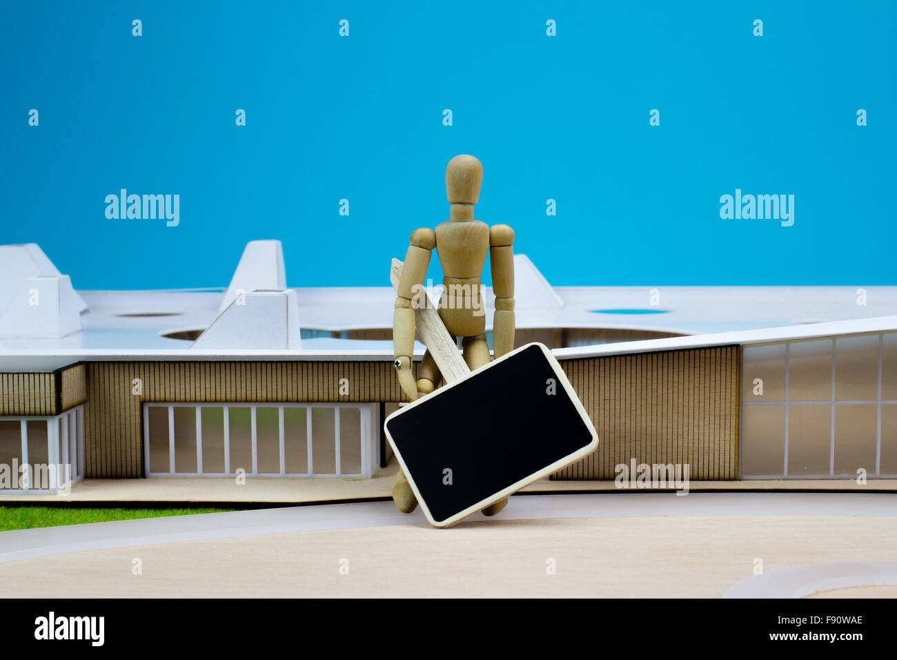 Miniature man in front hi-res stock photography and images - Alamy