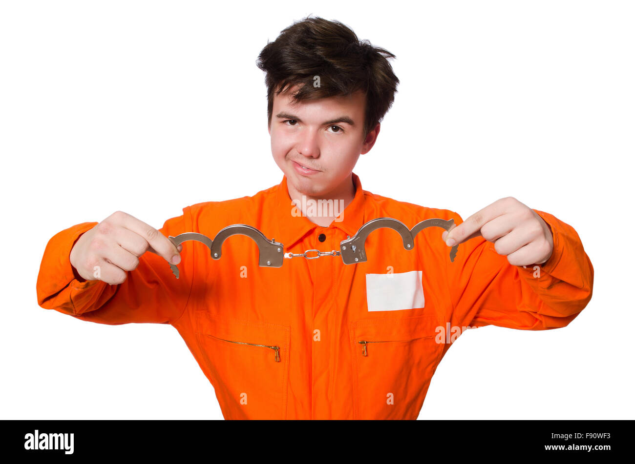Funny prison inmate in concept Stock Photo - Alamy