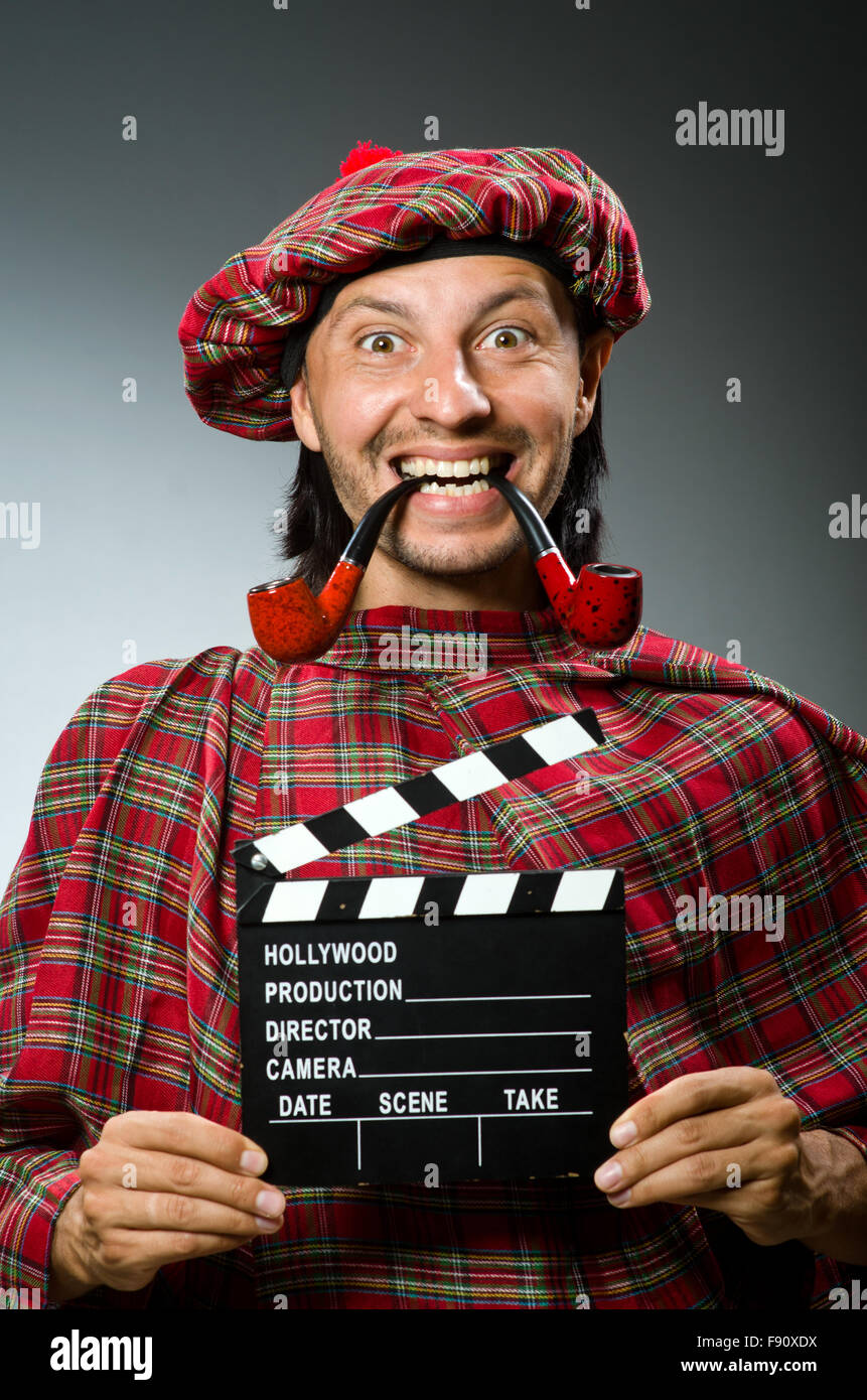 Funny Scotsman Smoking Pipe High Resolution Stock Photography and ...