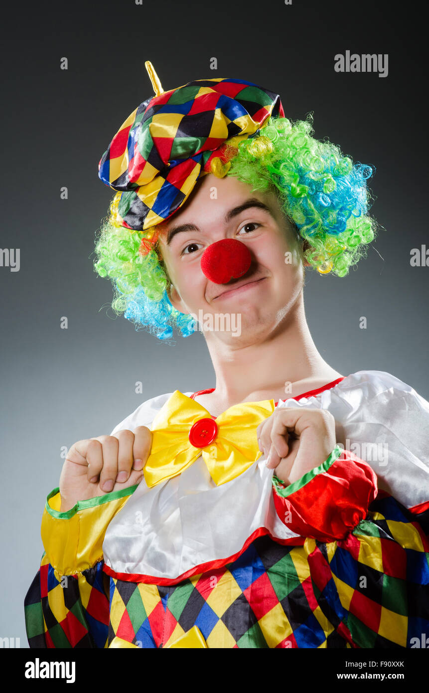 Funny clown in humor concept Stock Photo - Alamy