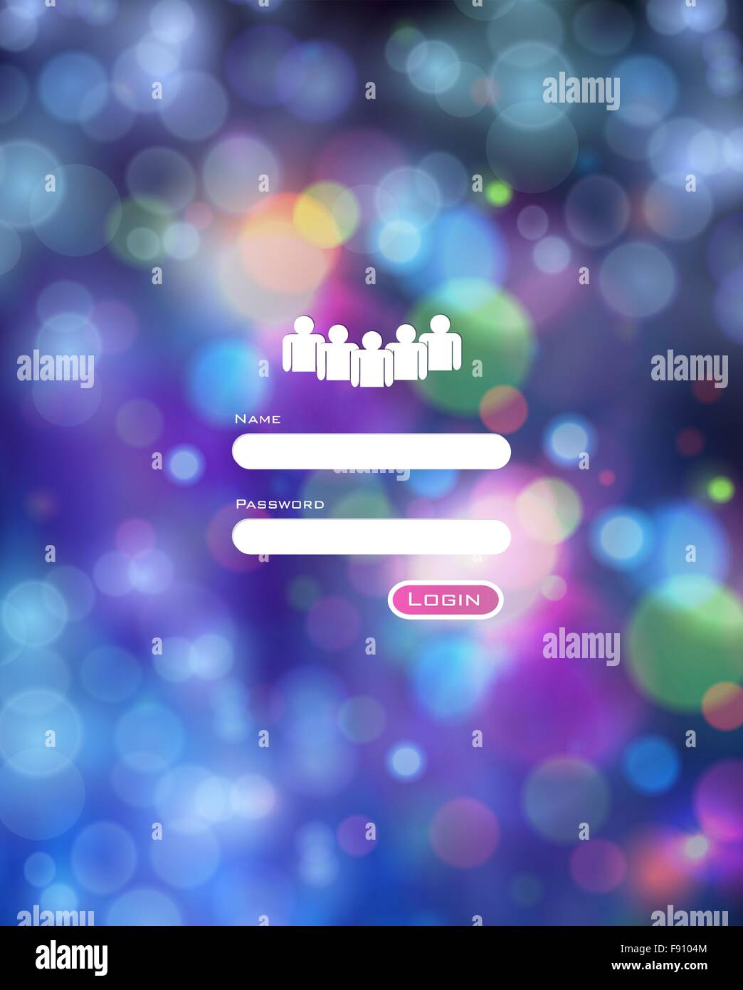 Vector image sign up Stock Vector Images - Alamy