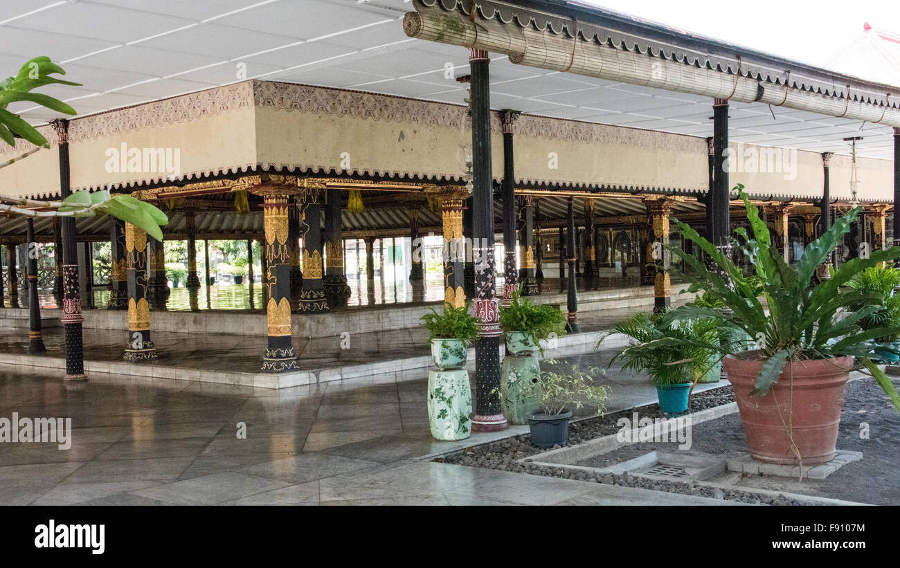 Function Room at Sultan's Royal Palace, Yogyakarta, Java, Indonesia ...