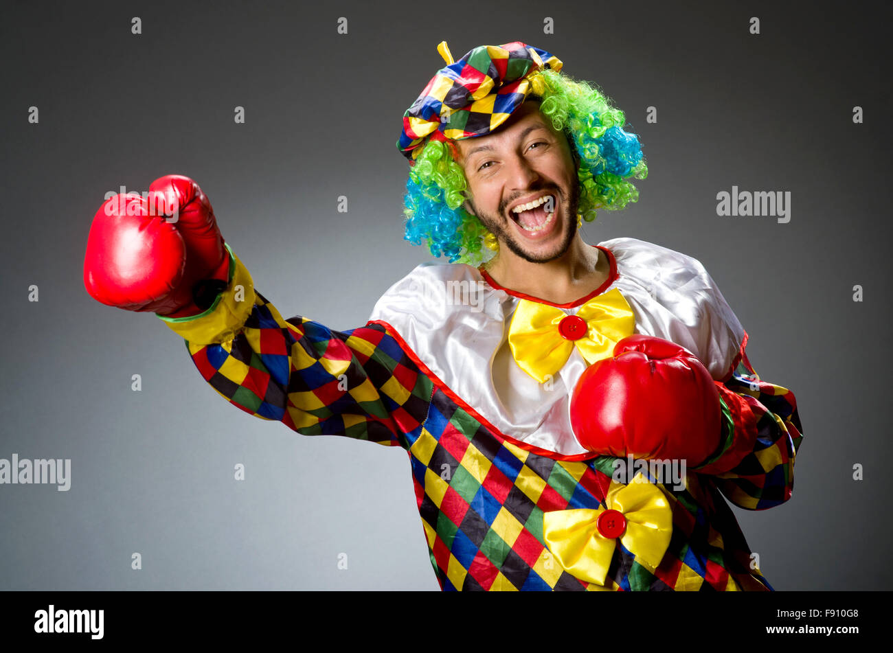 Clown boxing gloves hi-res stock photography and images - Alamy