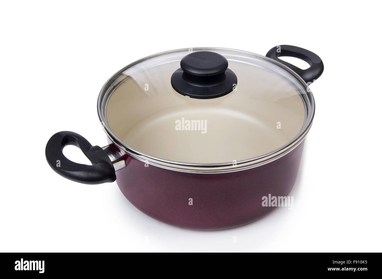 Kitchen utensils pan pot isolated on white Stock Photo - Alamy