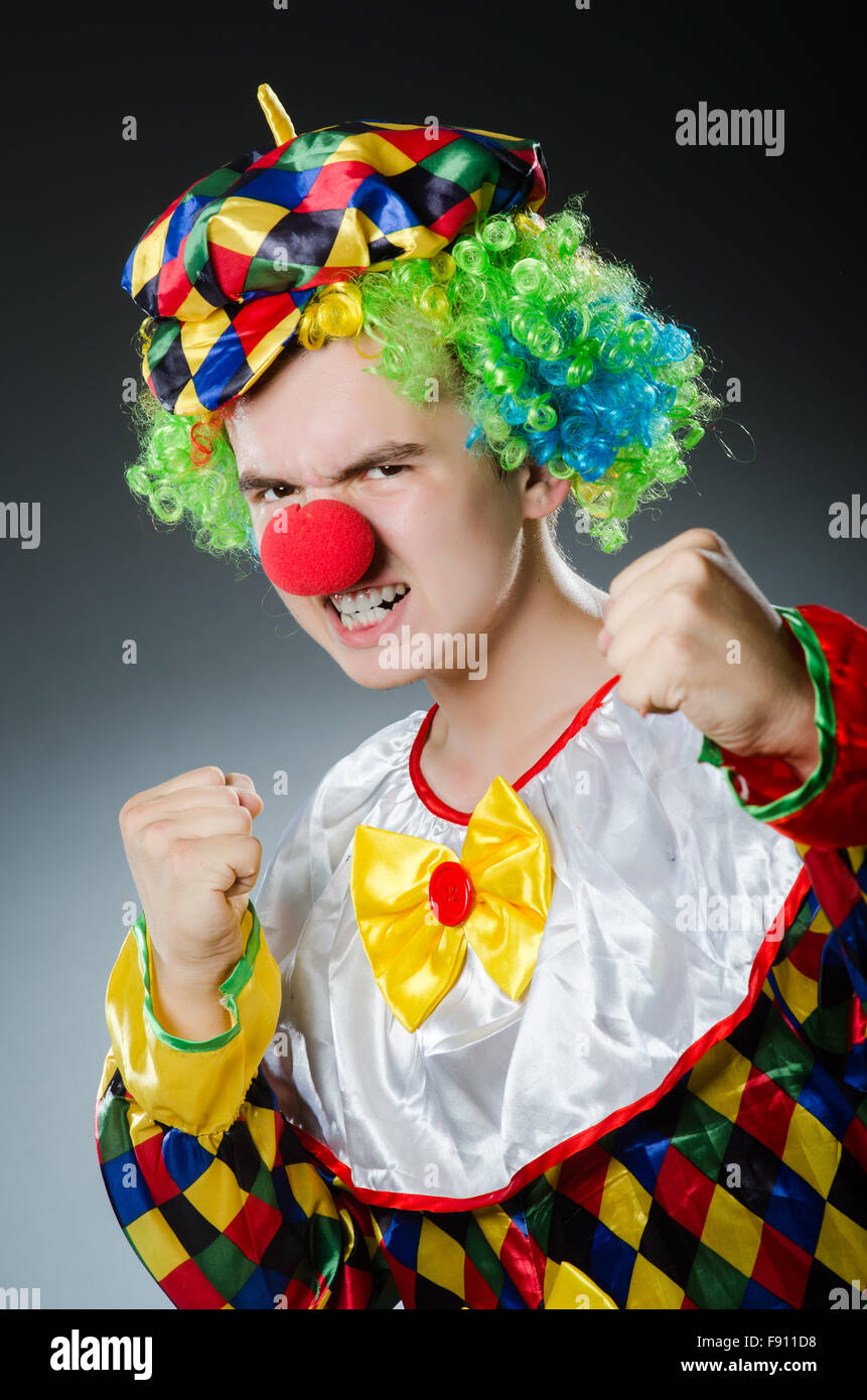 Funny clown in humor concept Stock Photo - Alamy