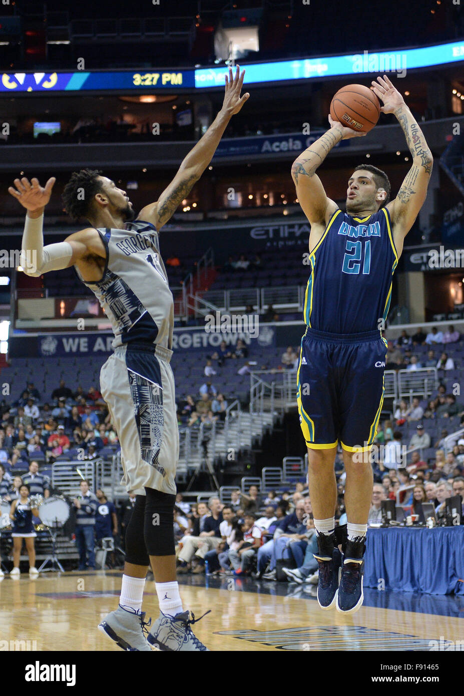 Washington, DC, USA. 12th Dec, 2015. 20151212 - UNC-Wilmington forward ...