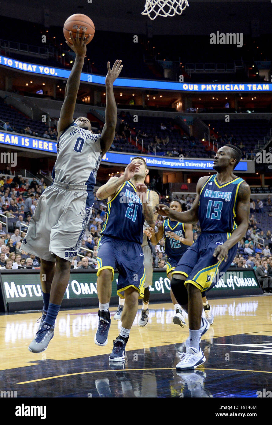 Washington, DC, USA. 12th Dec, 2015. 20151212 - Georgetown guard L.J ...