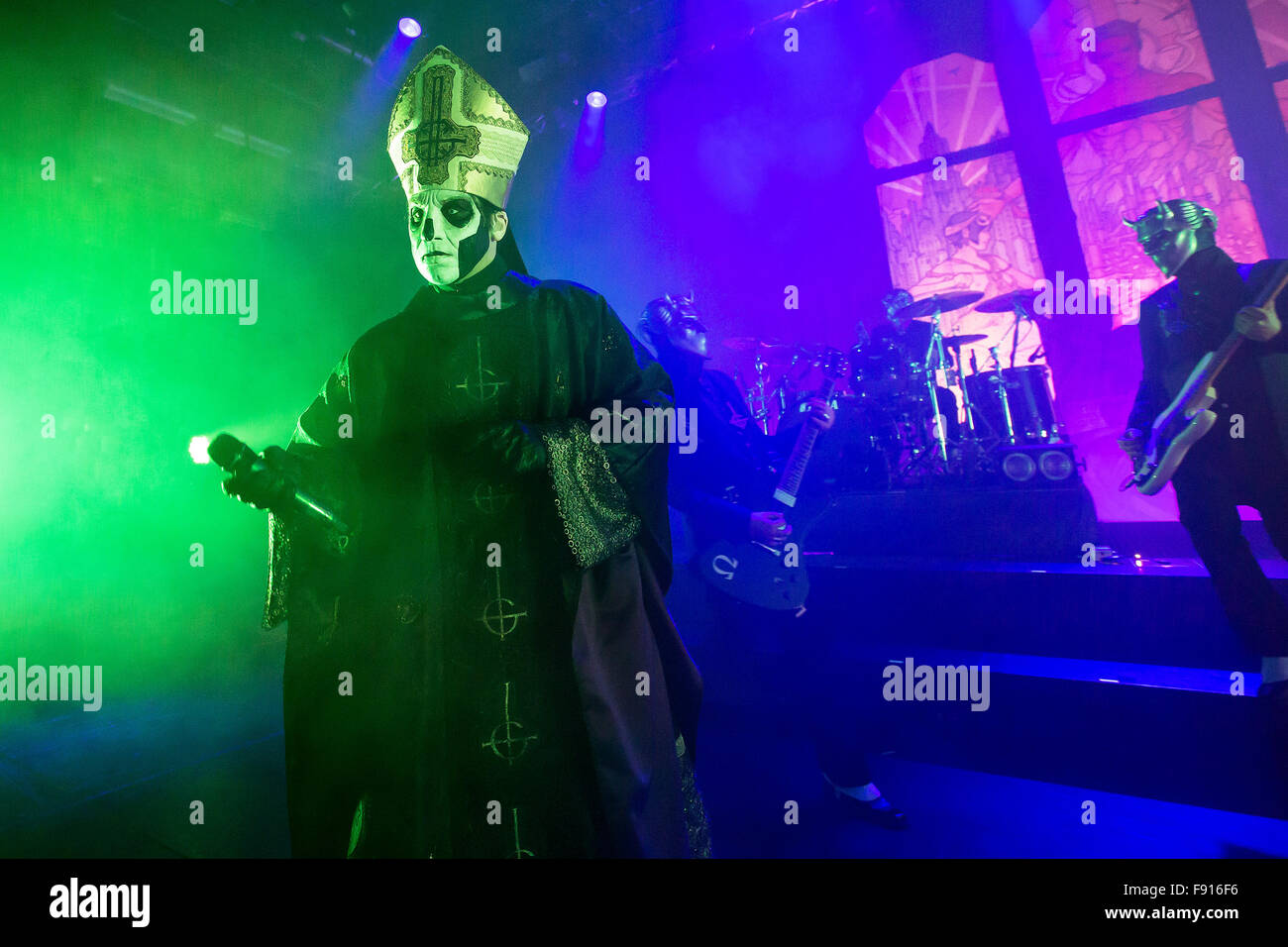 Ghost performing live on stage at Lisebergshallen Featuring: Ghost ...