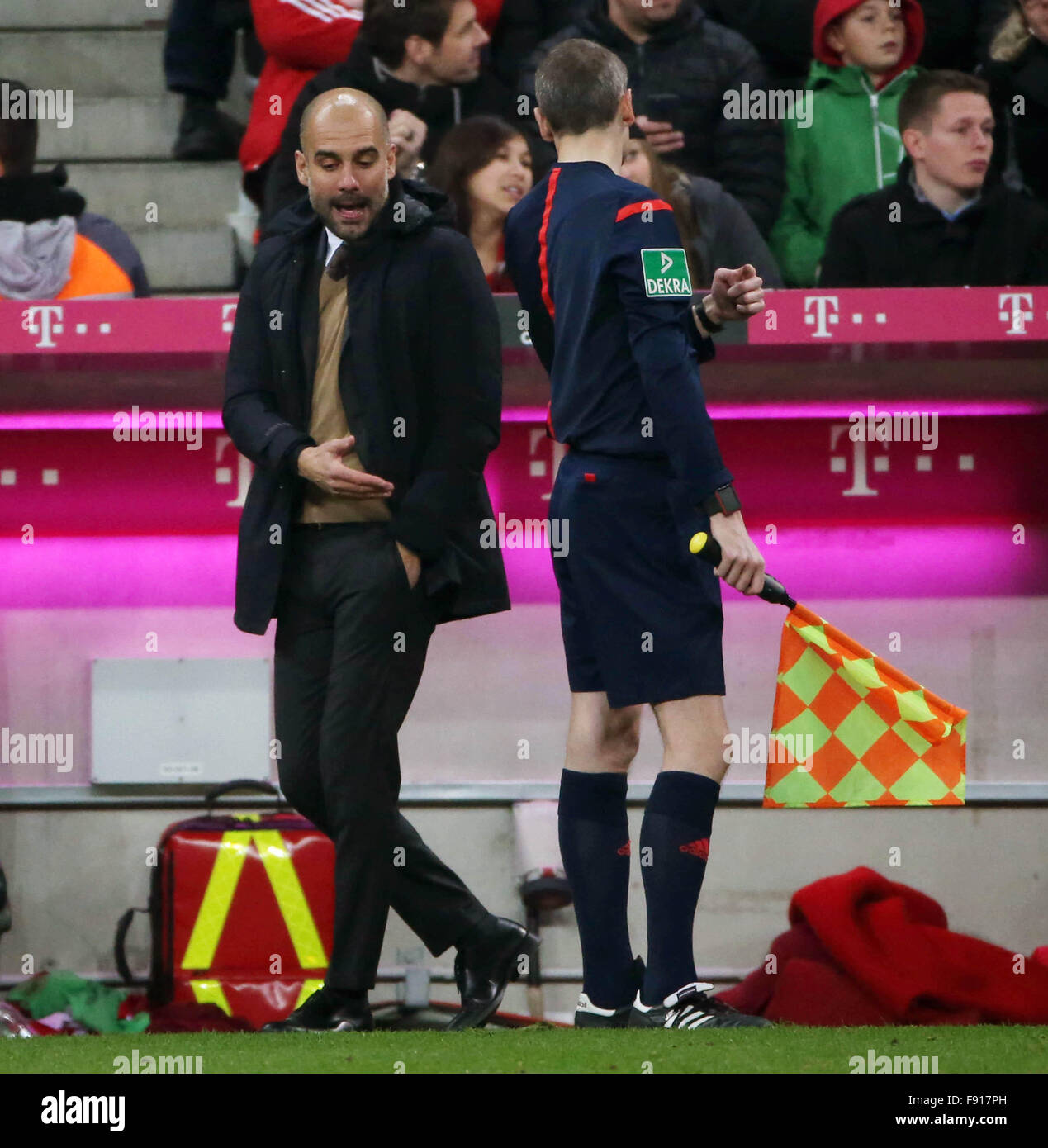Munich, Germany. 12th Dec, 2015. Bayern Munich's head coach Pep ...