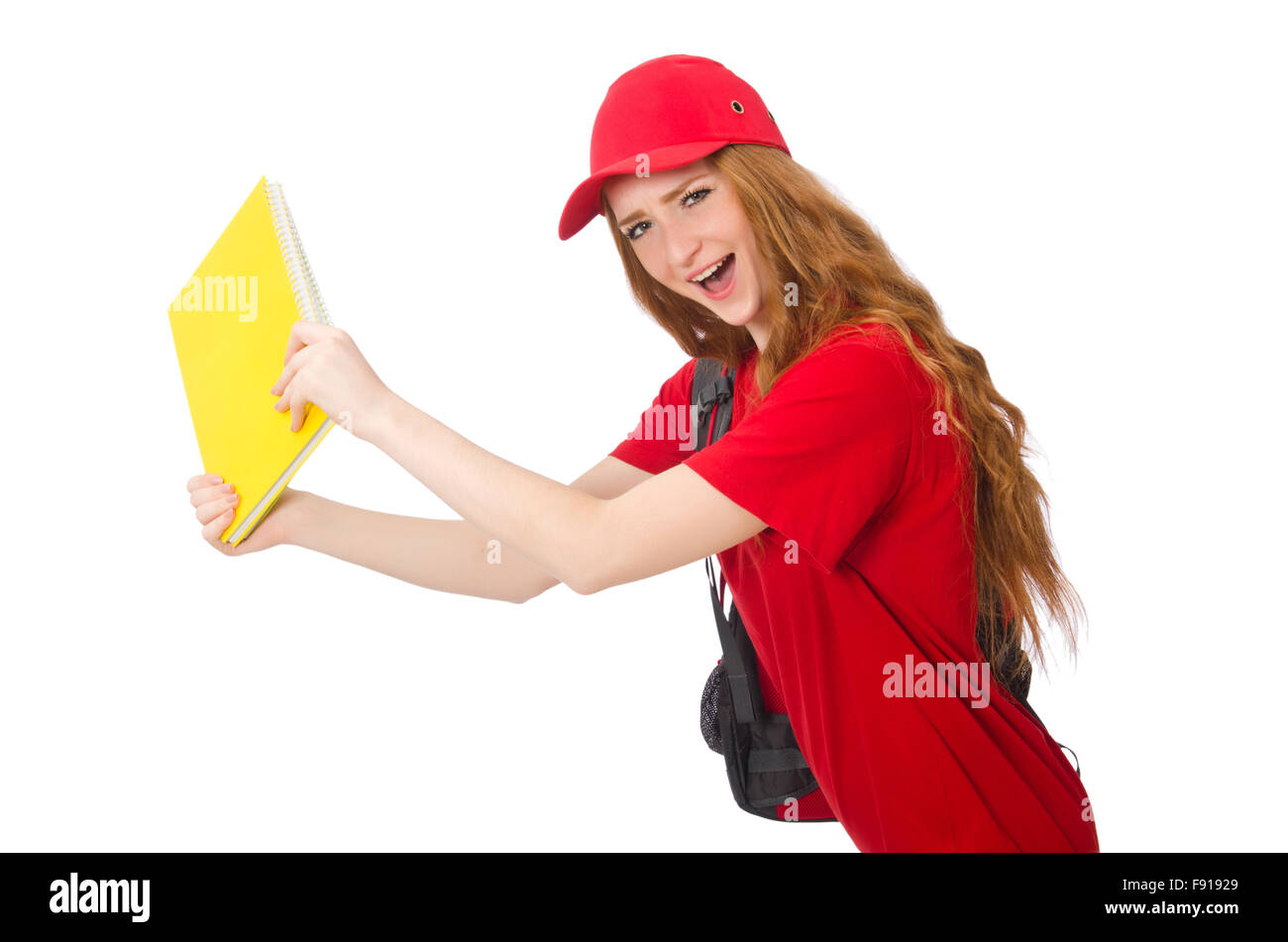 Redhead girl teen Cut Out Stock Images & Pictures - Alamy
