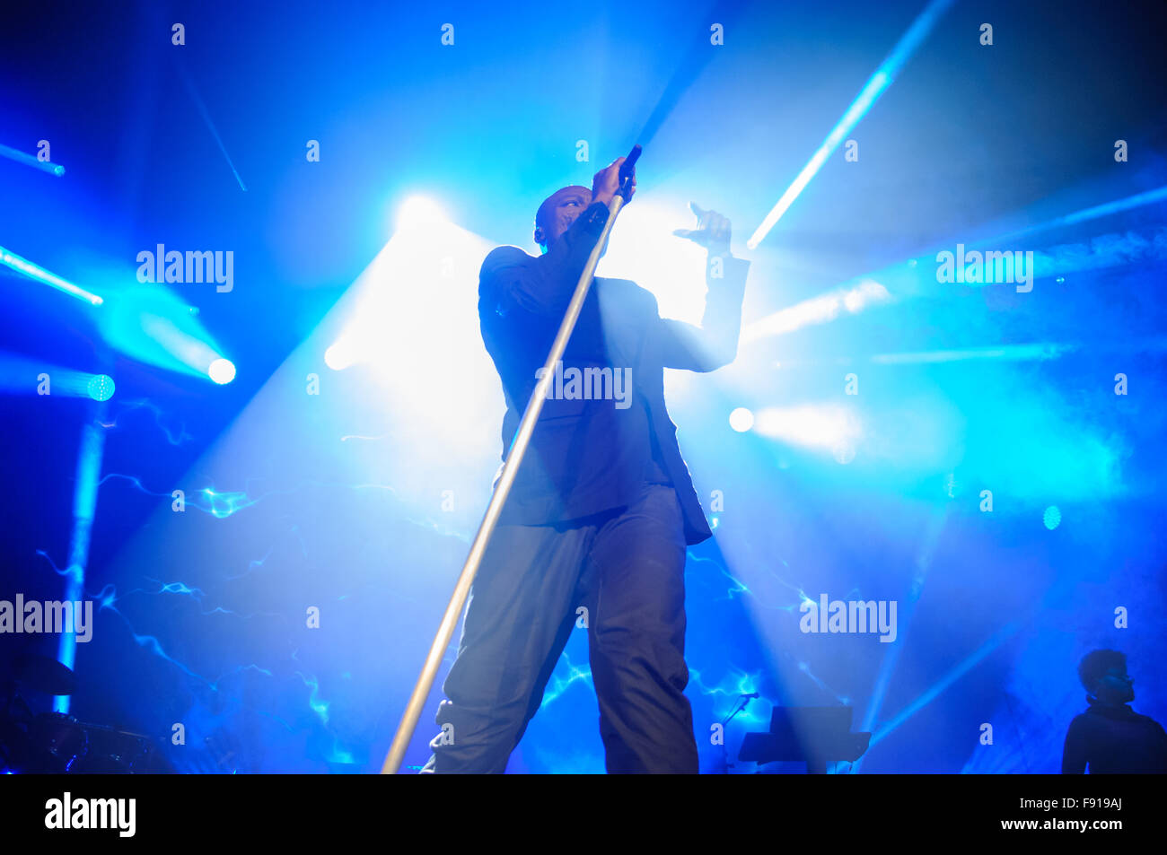 Liverpool, UK. 12th December 2015. Seal performs as the guest artist of ...