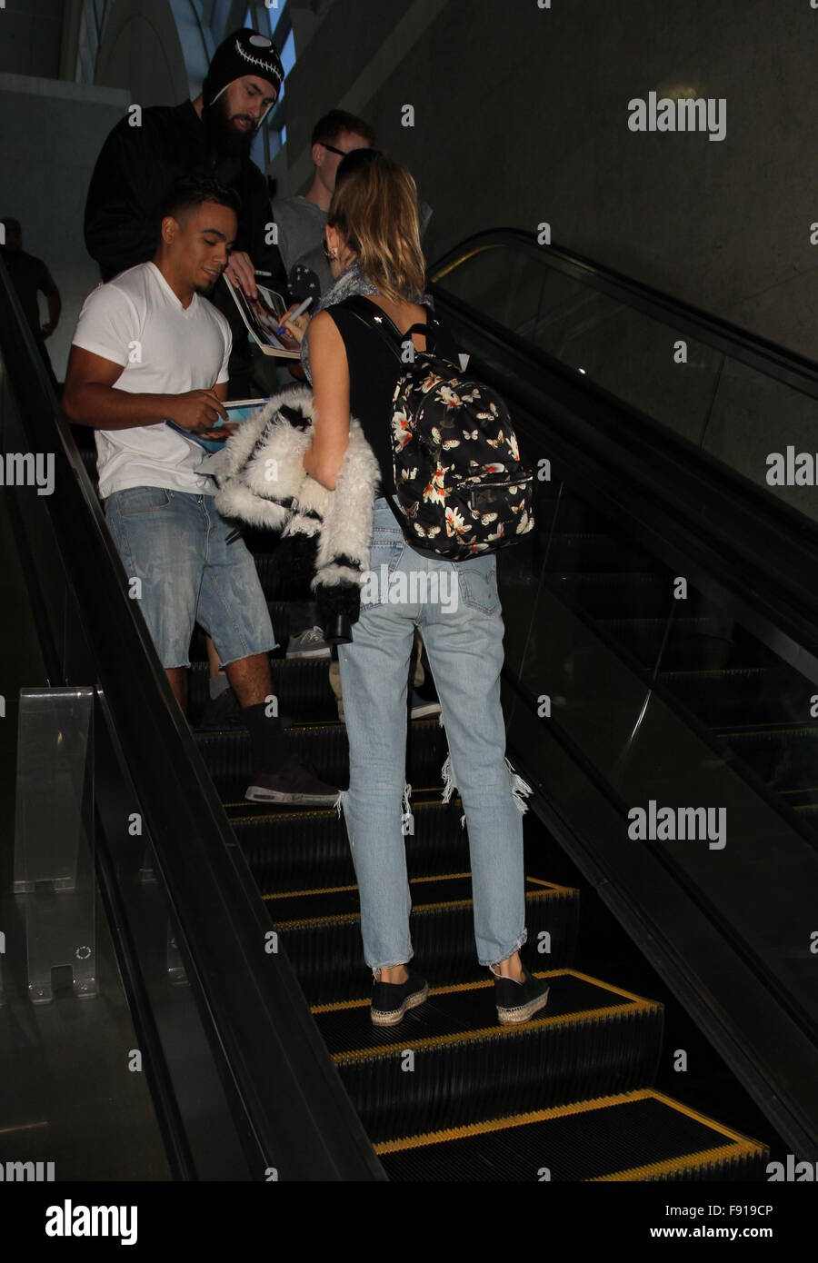 Victoria's Secret Angel Behati Prinsloo arrives on a flight to Los ...