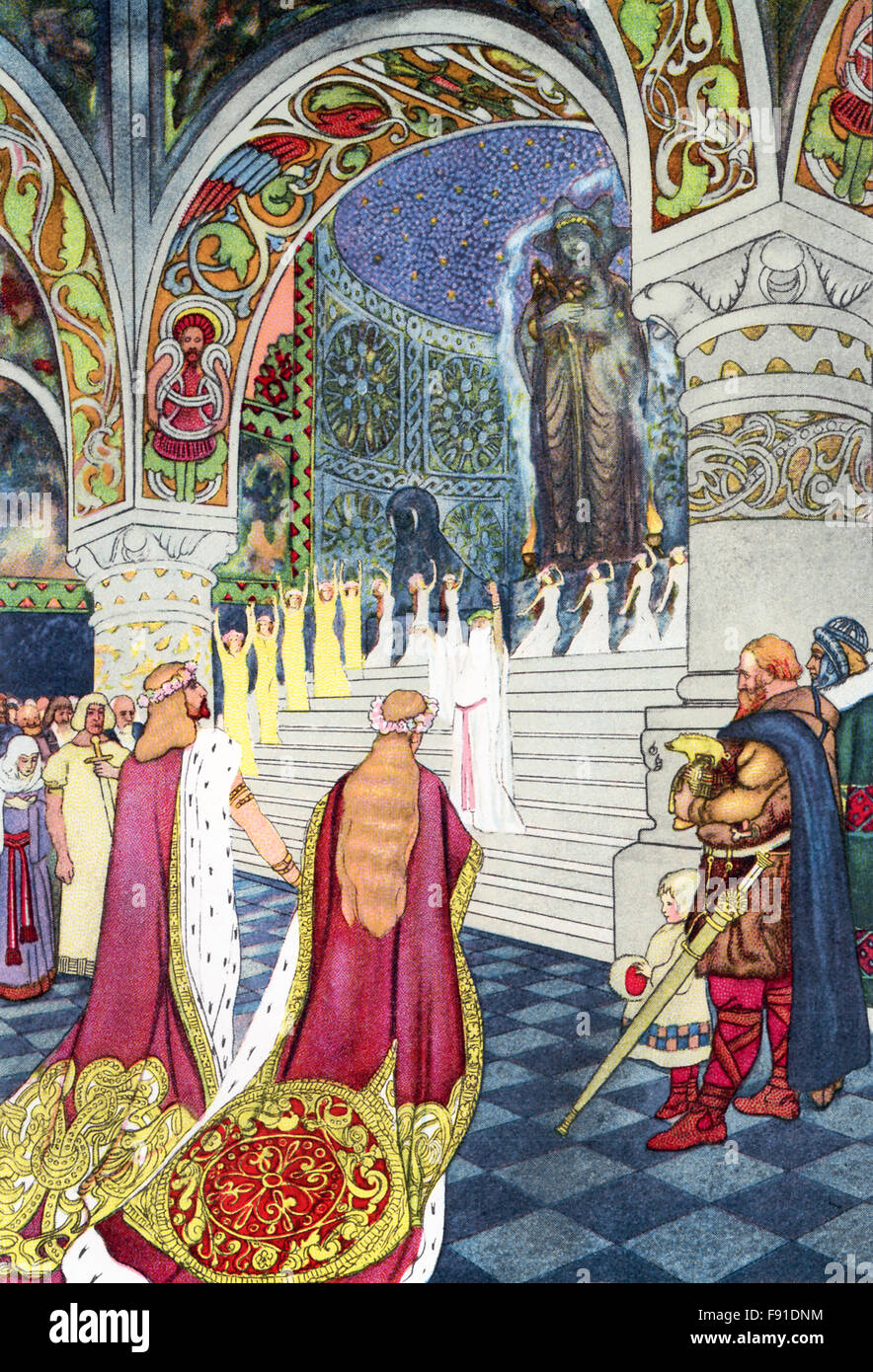 According to Scandinavian mythology, Frithiof, son of a farmer who is ...