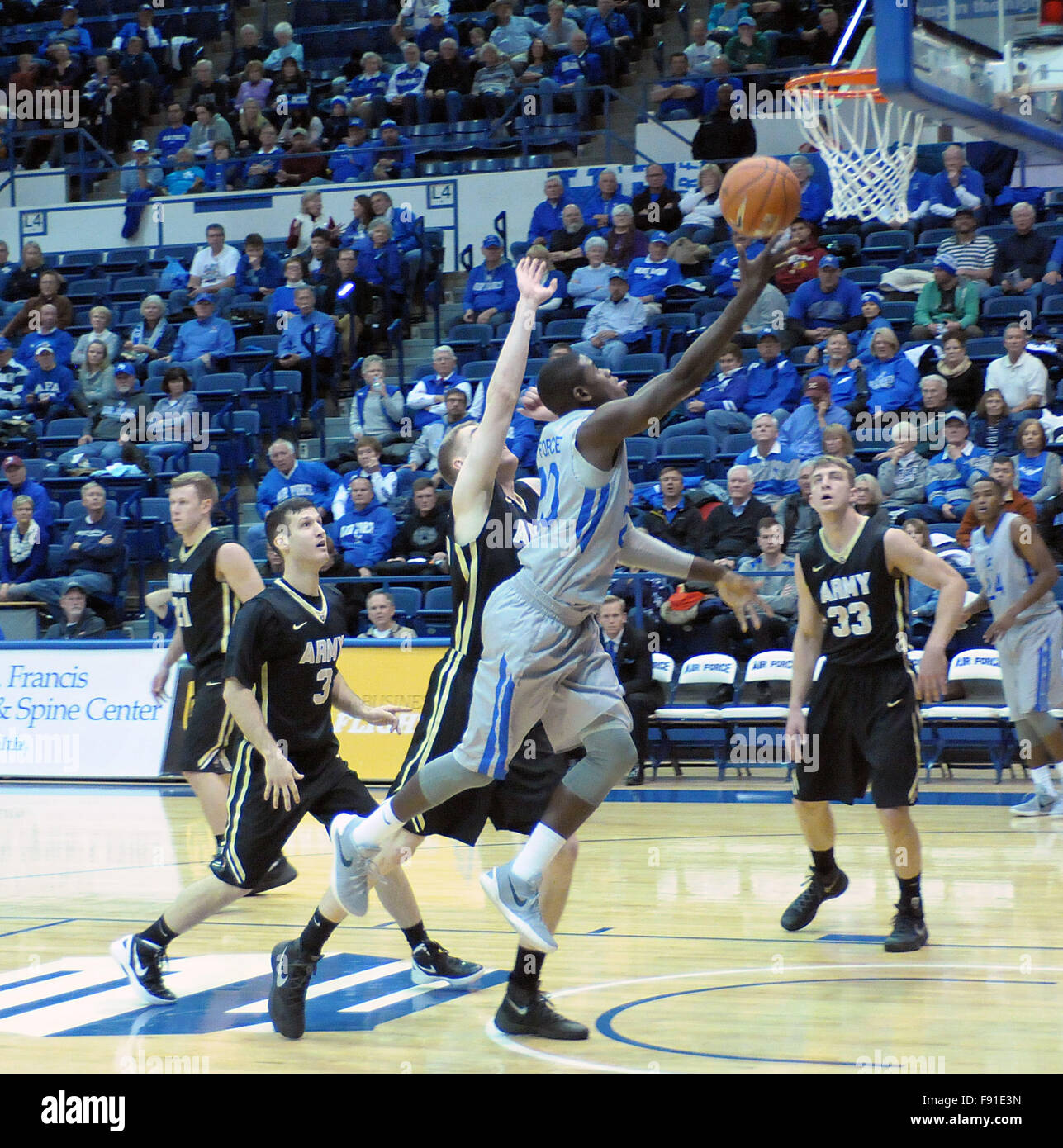 Colorado Springs, Colorado, USA. 12th Dec, 2015. Air Force guard ...