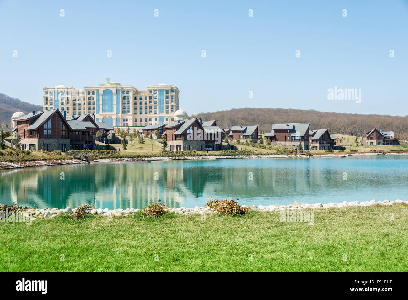 Quba - MARCH 26, 2015: Quba Rixos Hotel on March 26 in Azerbaijan, Quba ...