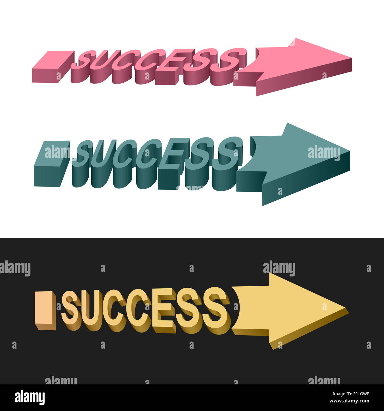 Success arrows hi-res stock photography and images - Alamy