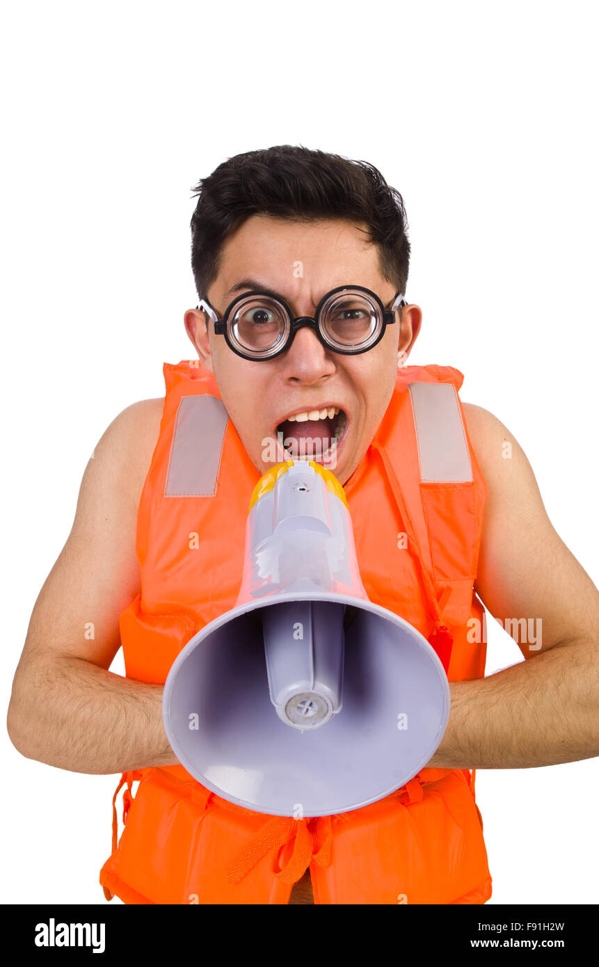 Wearing orange construction suit hi-res stock photography and images ...