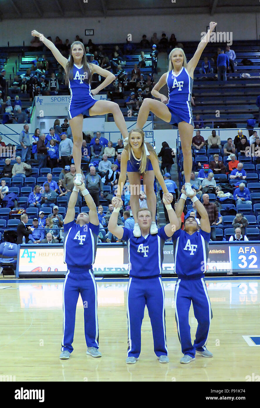 Air force academy falcons cheerleaders hi-res stock photography and ...