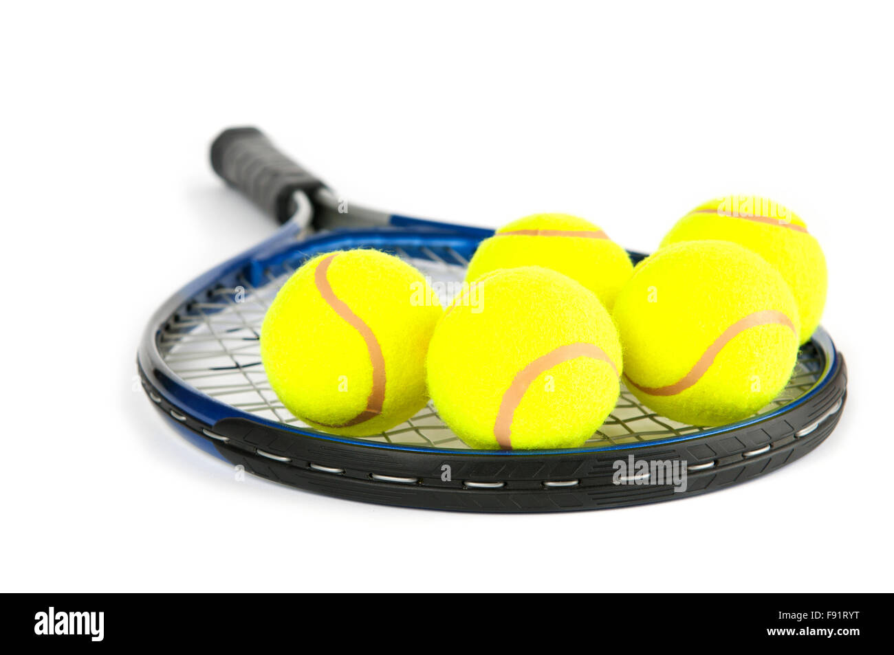 Tennis racket ball cutout Cut Out Stock Images & Pictures - Alamy