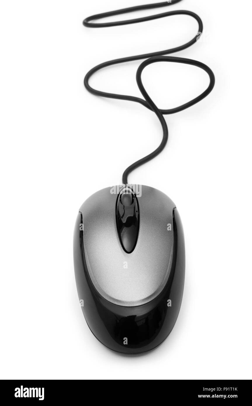 Computer mouse isolated on the white background Stock Photo - Alamy