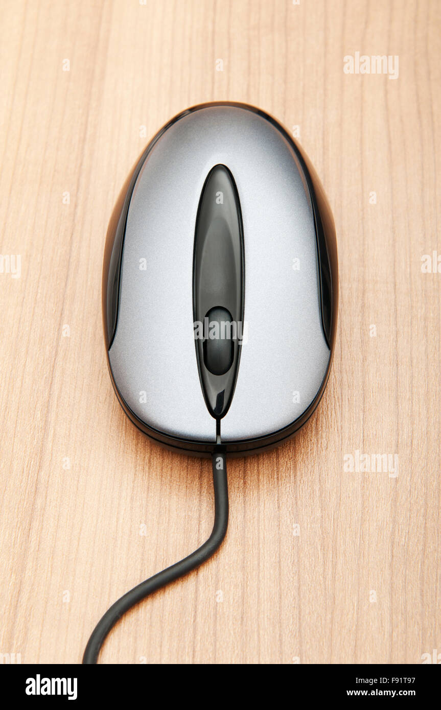 Computer mouse on the background - Technology concept Stock Photo - Alamy