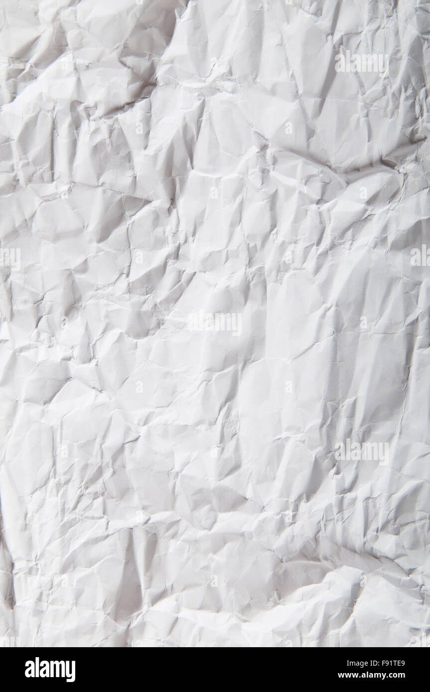 Wrinkled paper background Stock Photo - Alamy