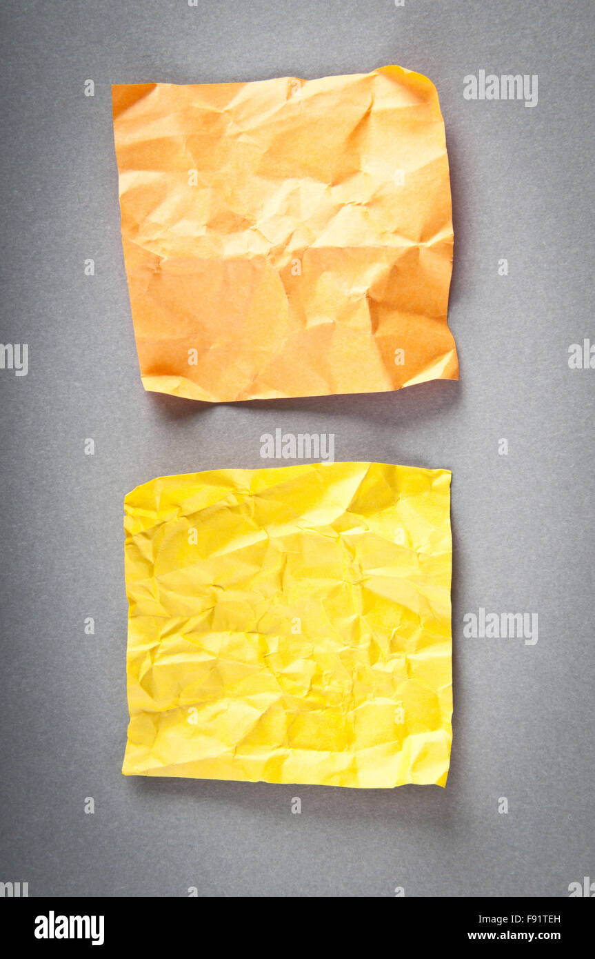 Paper reminders on the background Stock Photo - Alamy