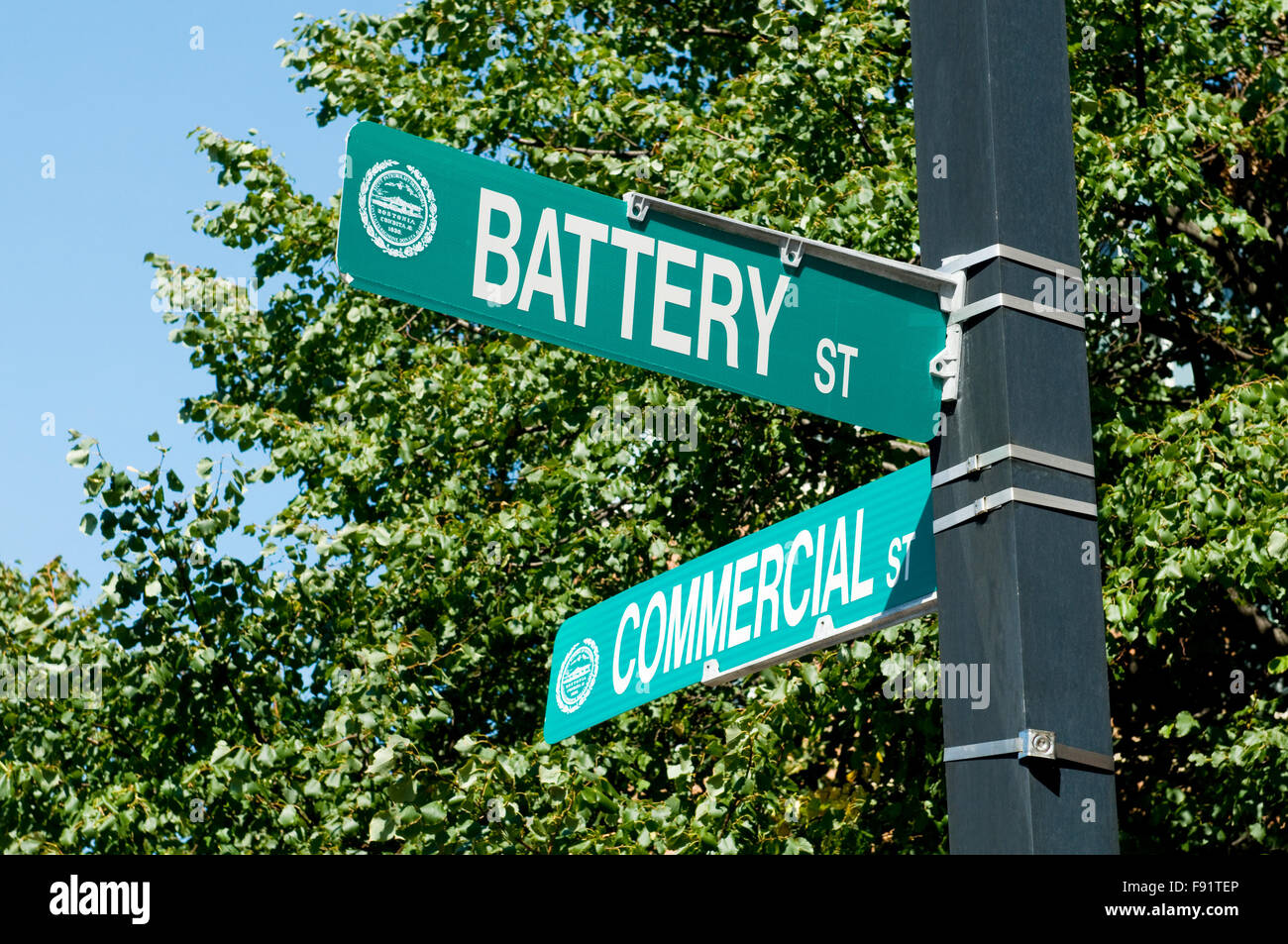Street sign on the bright day Stock Photo - Alamy