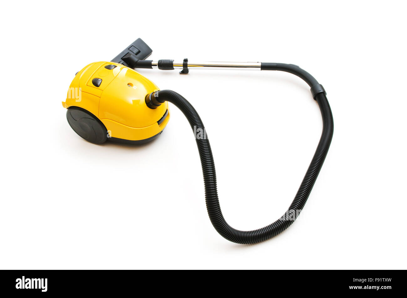 Vacuum cleaner isolated on the white background Stock Photo - Alamy