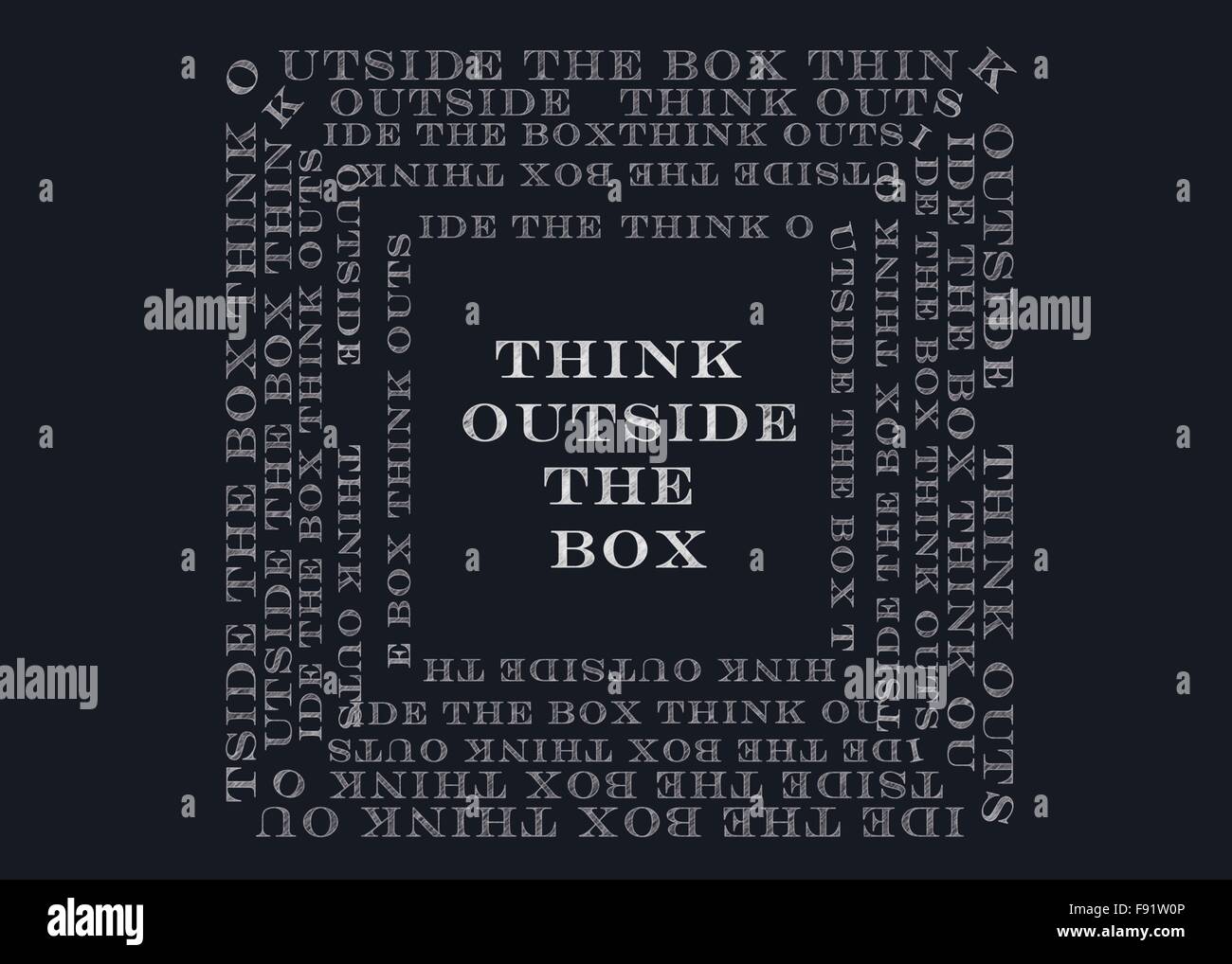 Thinking outside the box hi-res stock photography and images - Alamy