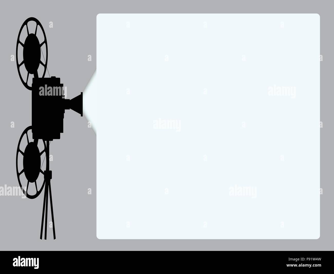 Cinema Projector Beam Stock Vector Images - Alamy