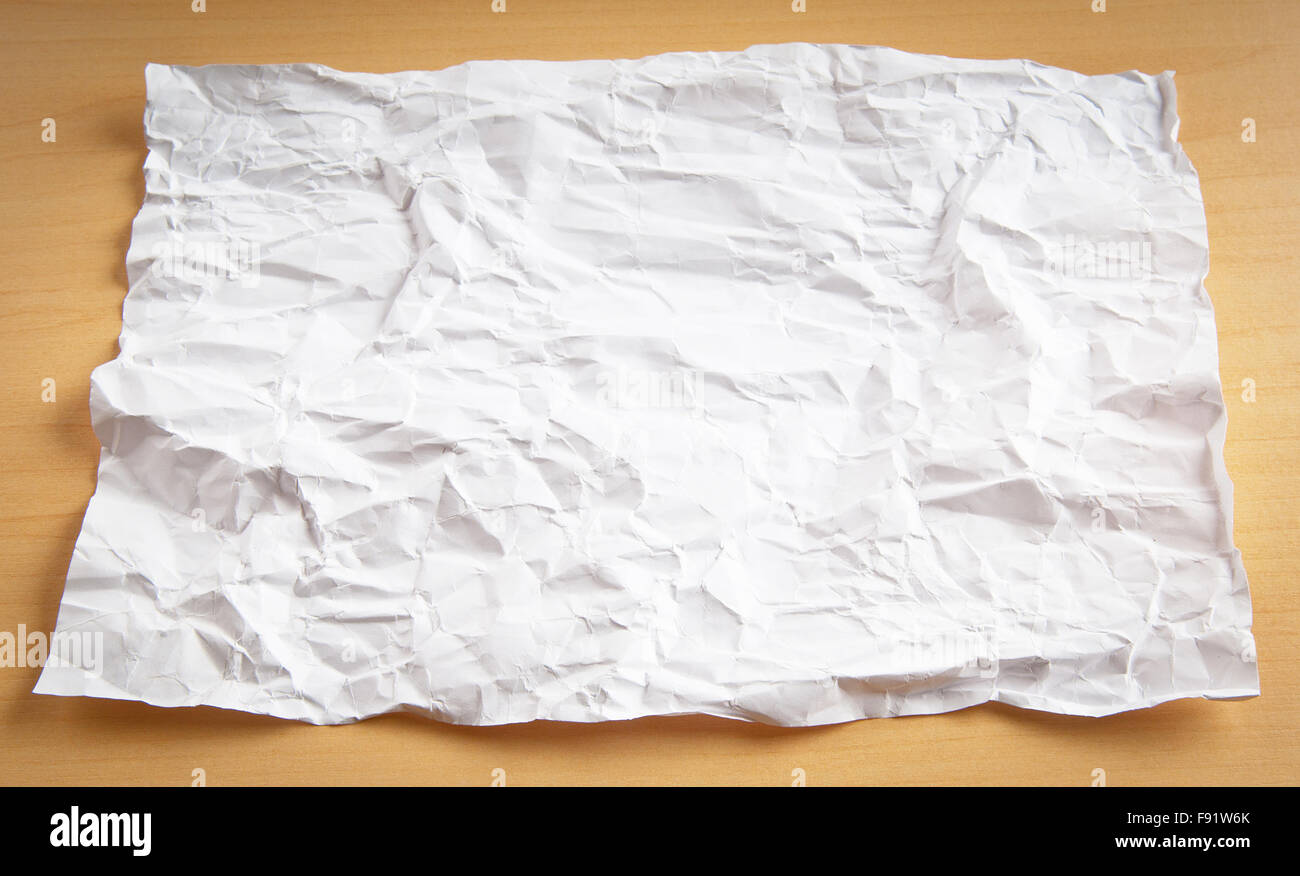 Wrinkled paper background Stock Photo - Alamy