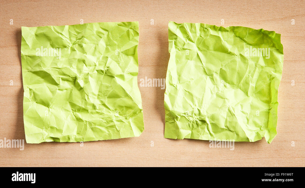 Paper reminders on the background Stock Photo - Alamy