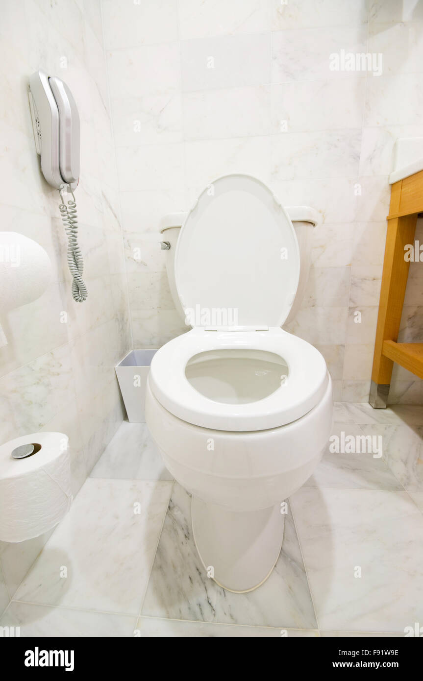 Interior of the room - Toilet in the bathroom Stock Photo - Alamy