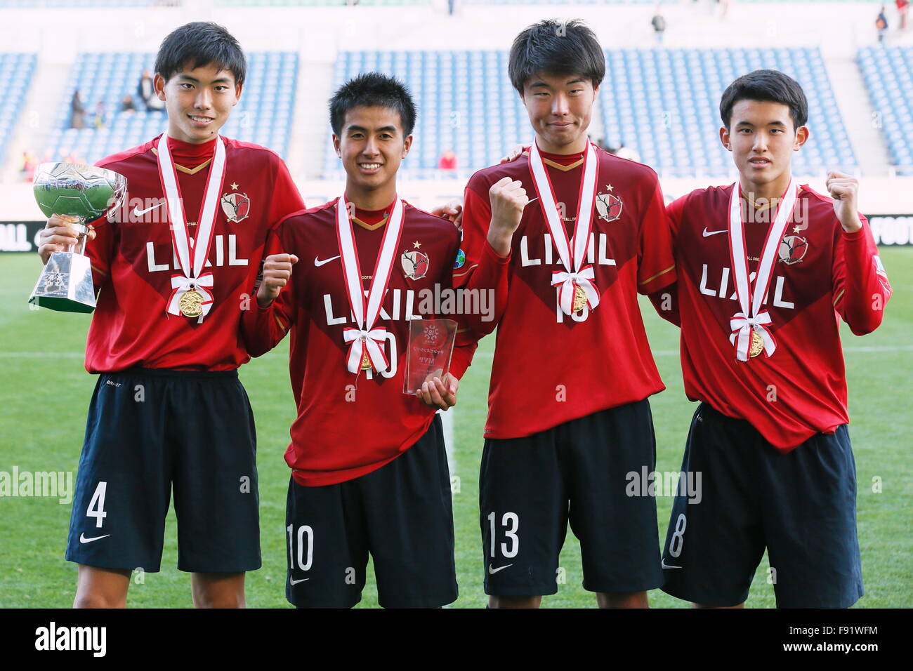Saitama, Japan. 12th Dec, 2015. (L-R) Koki Machida, Toshiya Tanaka ...