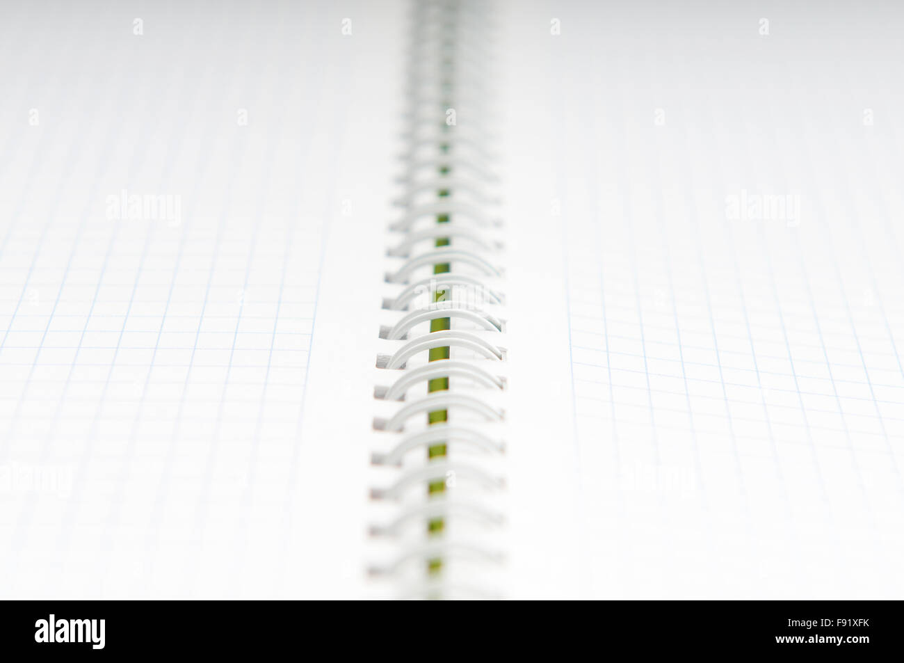 Open pages of spiral notepad Stock Photo - Alamy