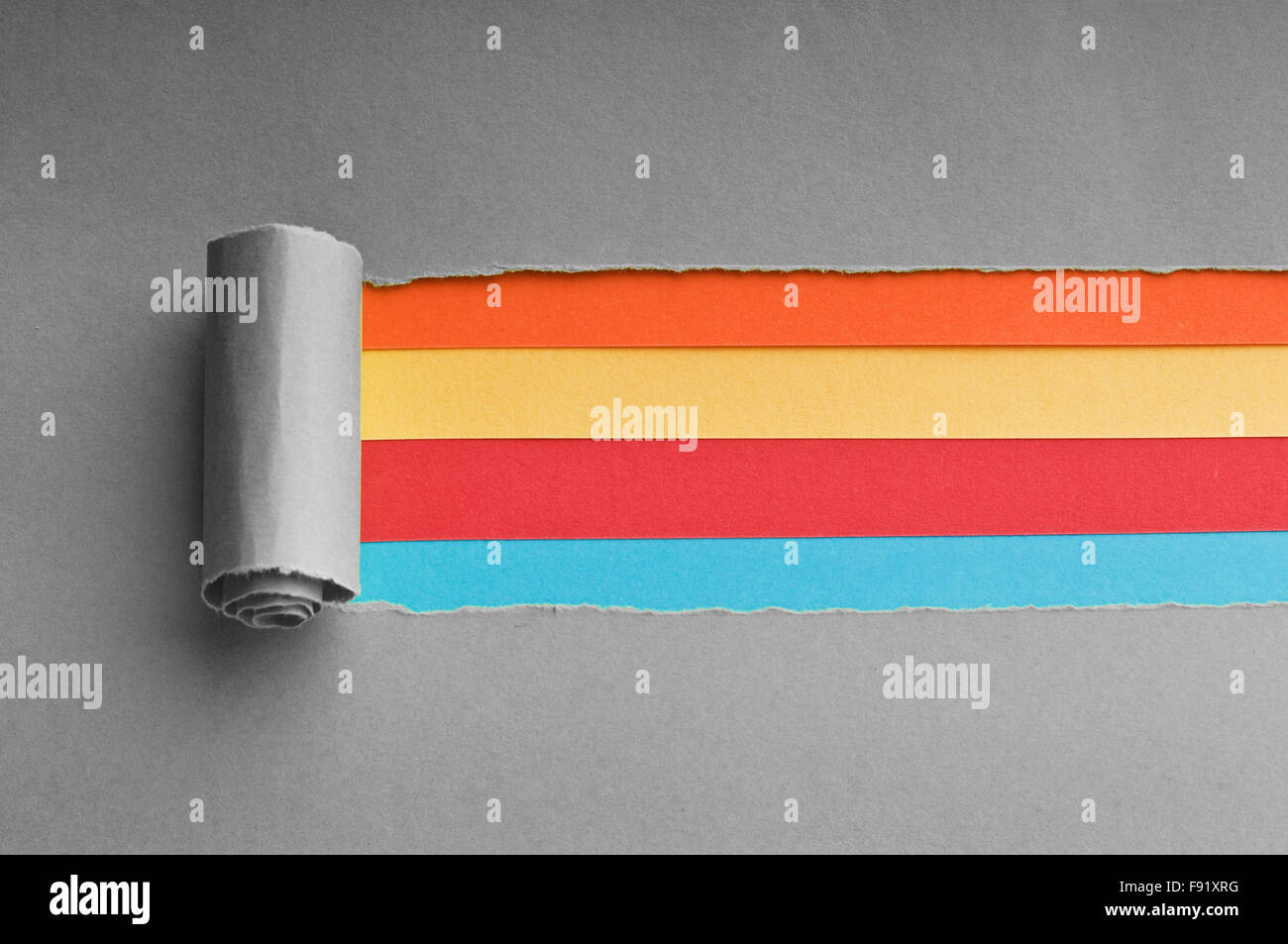 Torn paper with space for your message Stock Photo - Alamy