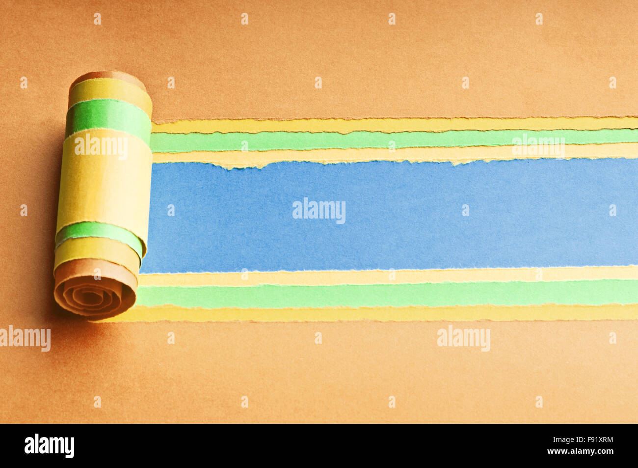 Torn paper with space for your message Stock Photo - Alamy