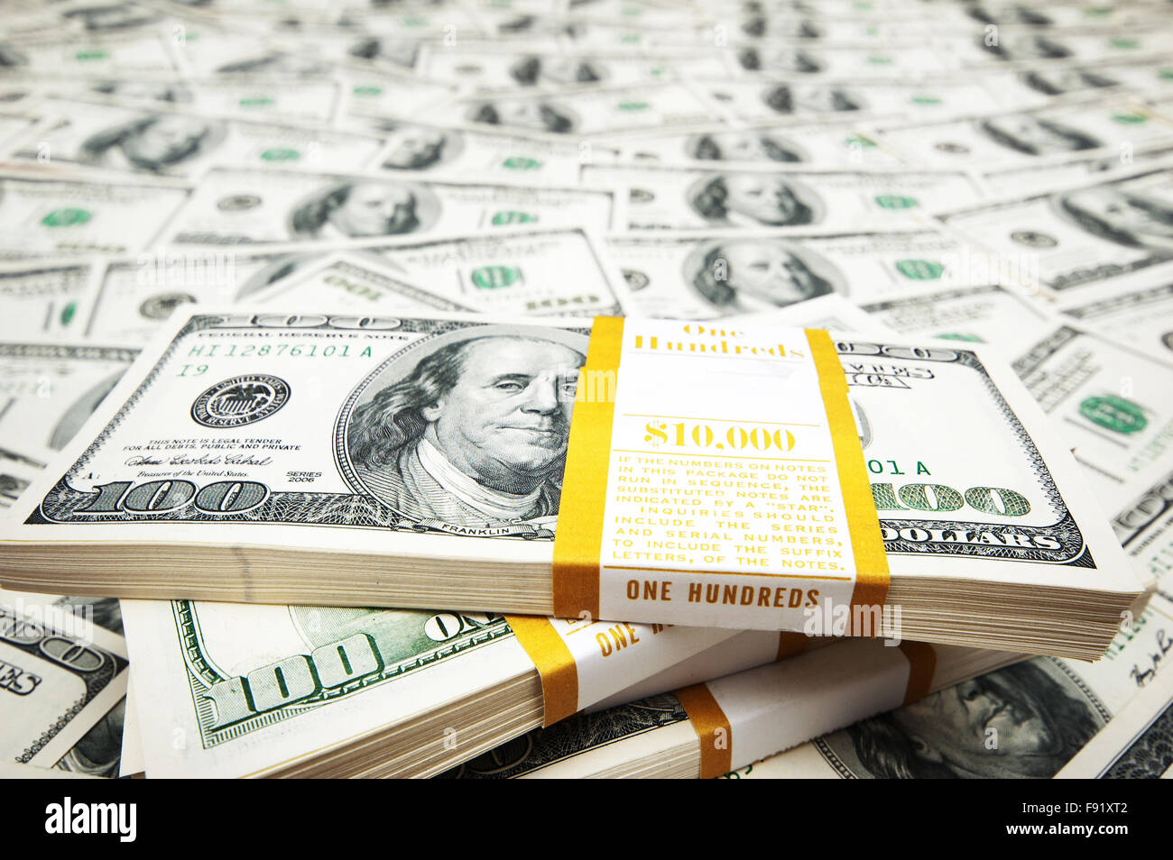 Background made of many dollars Stock Photo - Alamy