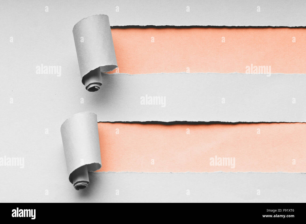 Torn paper with space for your message Stock Photo - Alamy