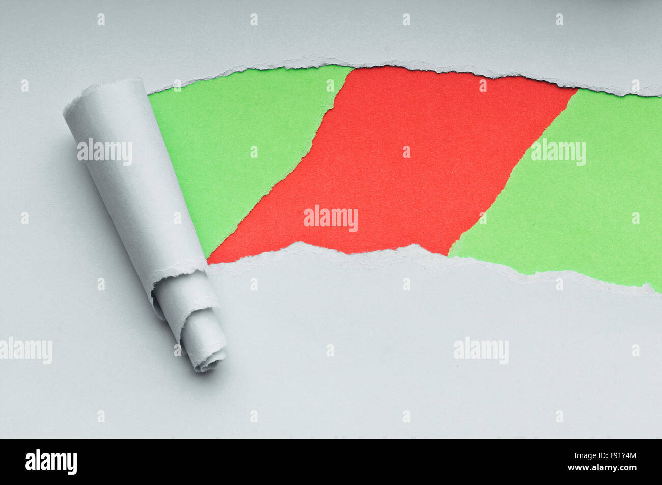 Torn paper with space for your message Stock Photo - Alamy